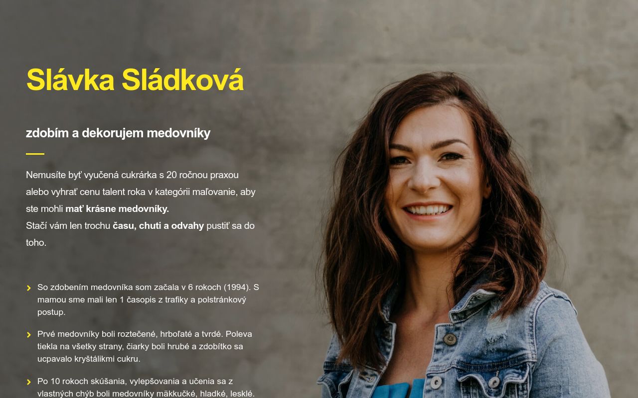 Slávka Sládková, umelecké medovníky